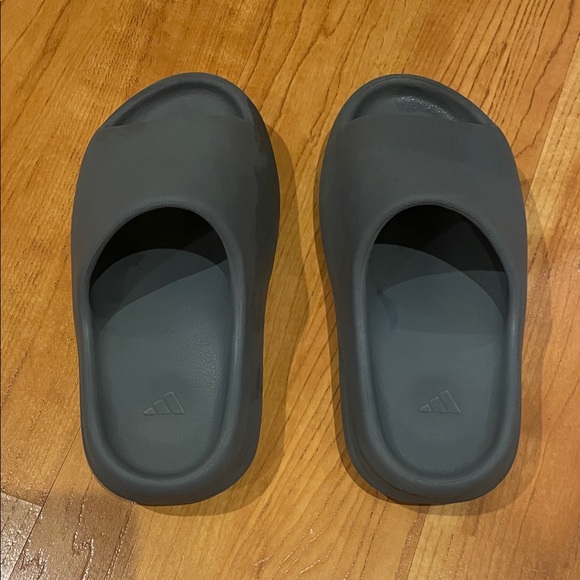 adidas | Shoes | Adidas Yeezys Charcoal Slide Sandals | Poshmark